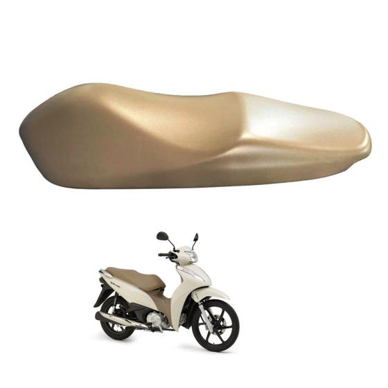 Capa de Banco Para Moto Honda Biz 125 ano 2011 à 2022 Marrom Caramelo ...