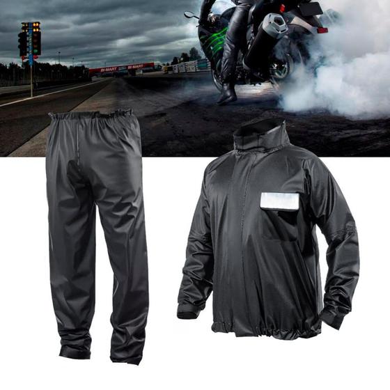 Capa de Chuva impermeável Motoqueiro Motoboy Moto Tamanho G ...