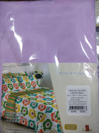 Capa de colchão com zíper de microfibra 100 % poliéster - Lender - Capa ...