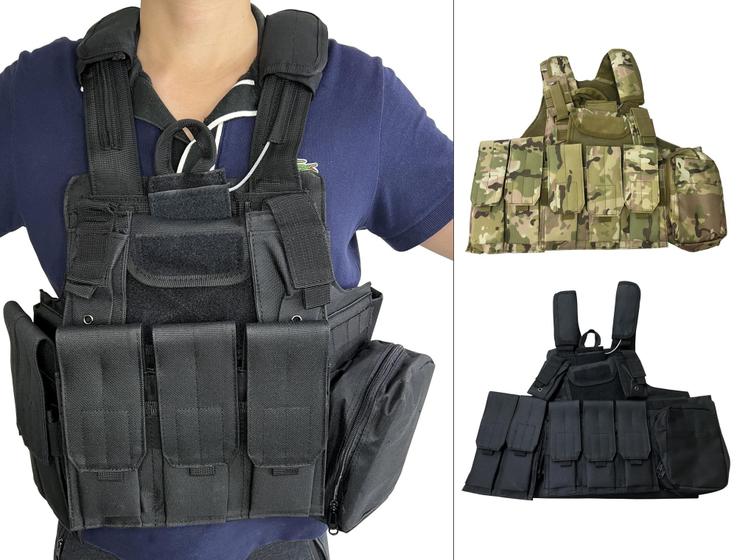 Capa De Colete Tático Modular Militar Camuflado Multifuncional ...