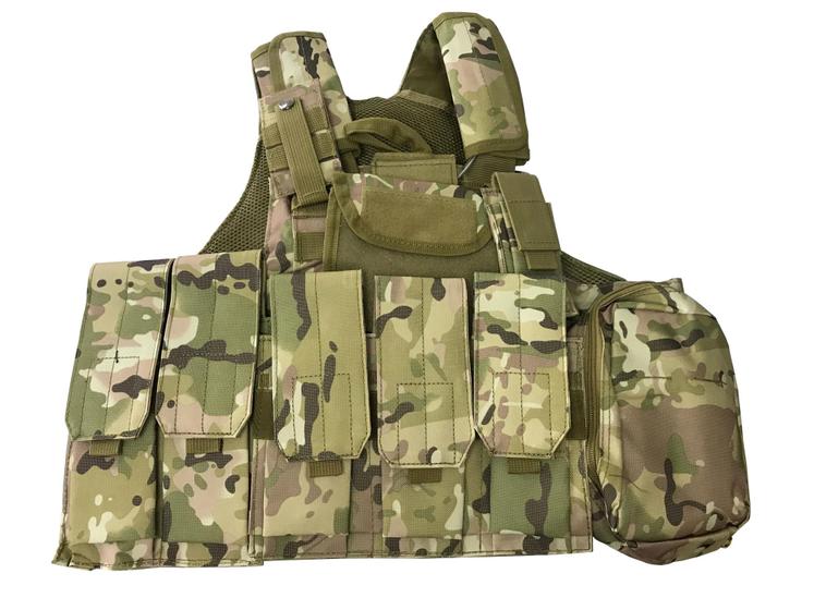 Capa De Colete Tático Modular Militar Camuflado Multifuncional Para ...