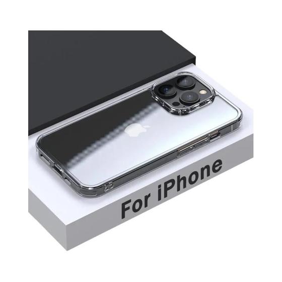 Capa de Vidro Temperado para iPhone - Transparente, à Prova de Choques ...