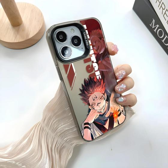 Capa Dura para iPhone 13/12/11/15 - Jujutsu Kaisen Gojo Satoru & Yuji ...