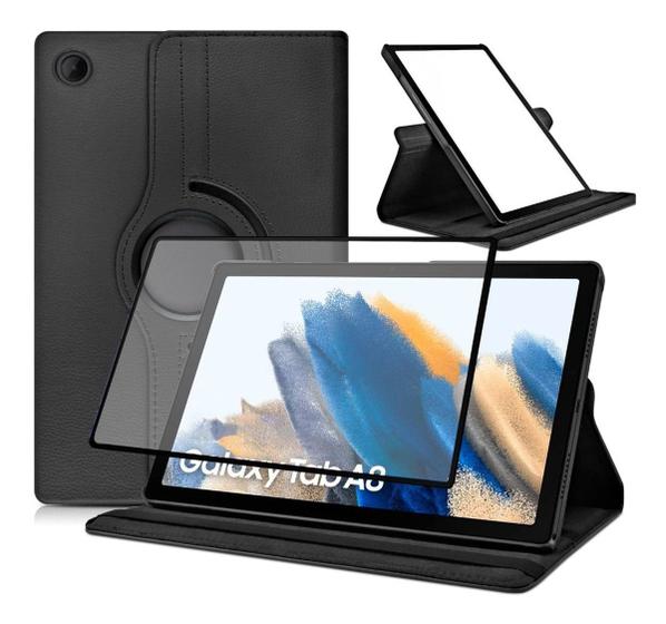 Capa giratória Protetora Para Tablet Galaxy Tab A8 + Película Cerâmica ...