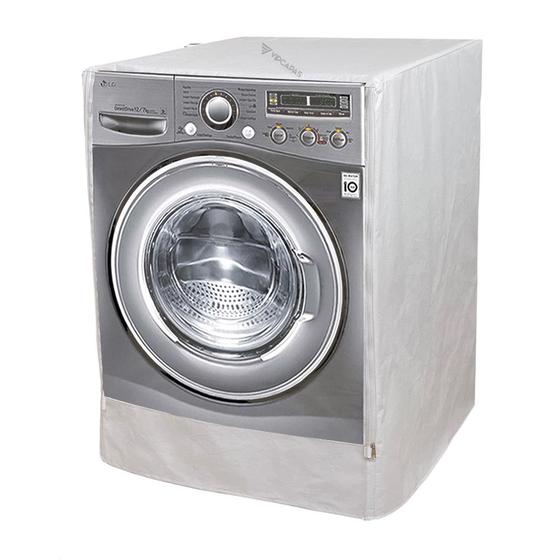 Capa Lava e Seca LG 12 kg Abertura Frontal Transparente com Ziper ...