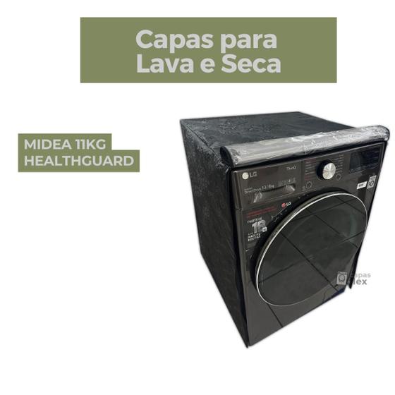 Capa lava e seca midea 11kg healthguard transparente flex - Capas Flex ...