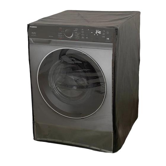 Capa Lava e Seca Toshiba 11kg Greatwaves Abertura Frontal Transparente ...