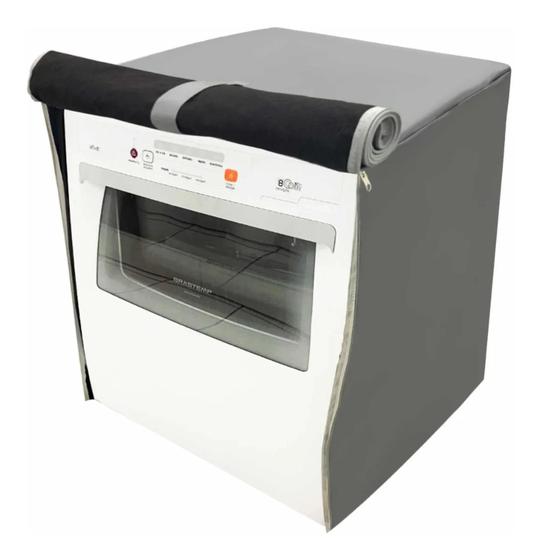 Capa Lava Louças Brastemp Blf 8 Serviços Impermeável Zíper Clean