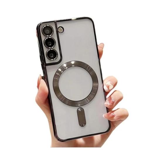 Capa Magnética MagSafe de Luxo para Samsung Galaxy S20, S21, S22, S23 e S24 - Capinha de Celular ...