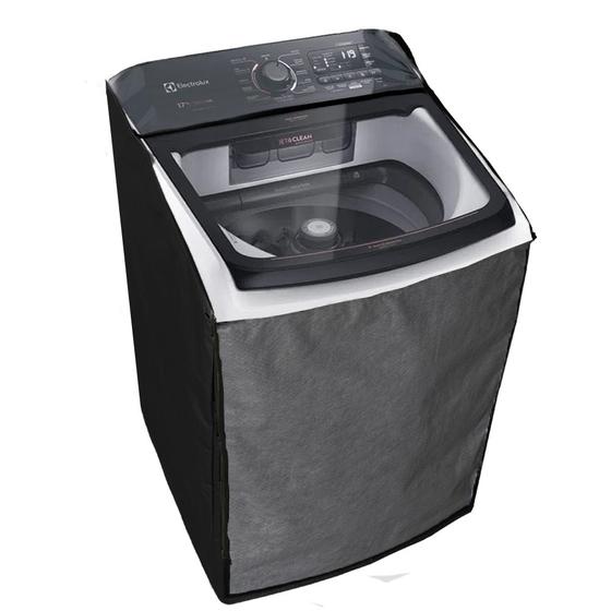 Capa Para Maquina de Lavar Electrolux LEC LEJ 13 kg 14 kg Ziper Preto - VIP CAPAS - Capa para ...