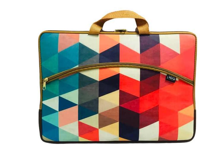 Capa Pasta P Notebook Bolso Alça Estampado 15.6 Marrom - Capa Com Bolso ...