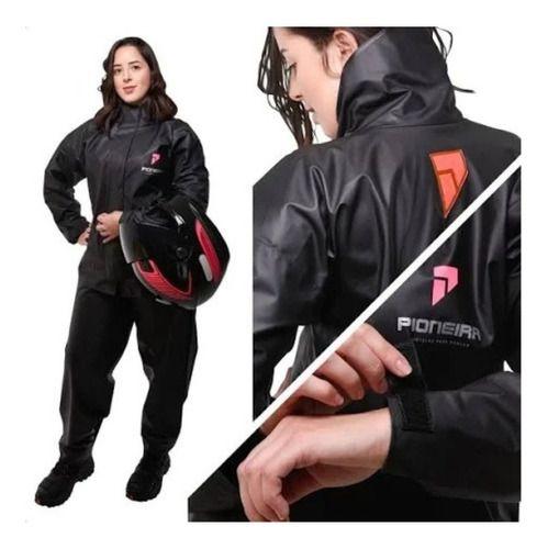 Capa Roupa Chuva Conjunto Jaqueta Calça Motoqueira Reforçada - Pioneira ...