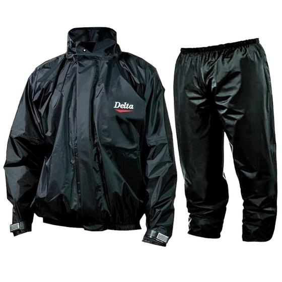Capa Roupa Chuva Delta Nylon Preta Moto Motoqueiro - Capas de Chuva ...
