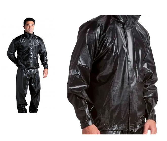 Capa Roupa Chuva Vestimenta Vestuário Jaqueta Calça Alba Daytona Pvc ...