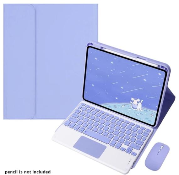 Capa Smart Teclado Touch + Mouse + Caneta Para Galaxy Tab A9 Plus - FAM ...