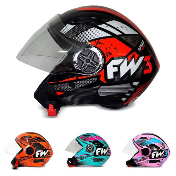 Capacete Aberto X Open FW3 Speed - Capacetes de Moto - Magazine Luiza