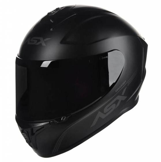 Capacete Asx Draken Solid Preto Fosco - Axxis - Capacete de Moto ...