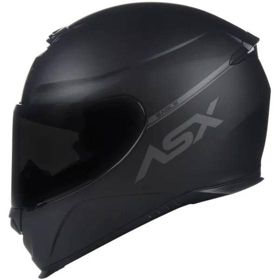 Capacete ASX Eagle Mono - Preto Fosco - Capacetes de Moto - Magazine Luiza