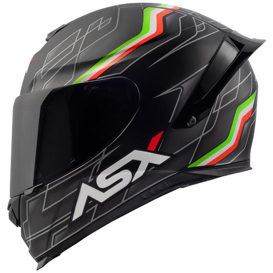 Capacete Axxis ASX Eagle Novo Modelo Racing Italy Pista Masculino ...