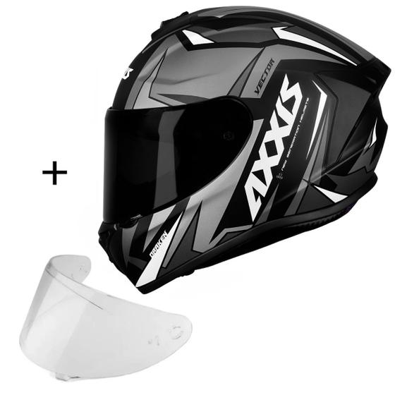 Capacete Axxis Draken Vector Masculino Feminino Esportivo Combo Moto ...