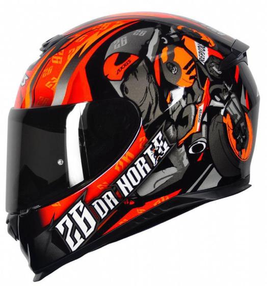 Capacete Axxis Eagle 26 Da Norte Gloss Black/Red 58/M - Capacetes de ...