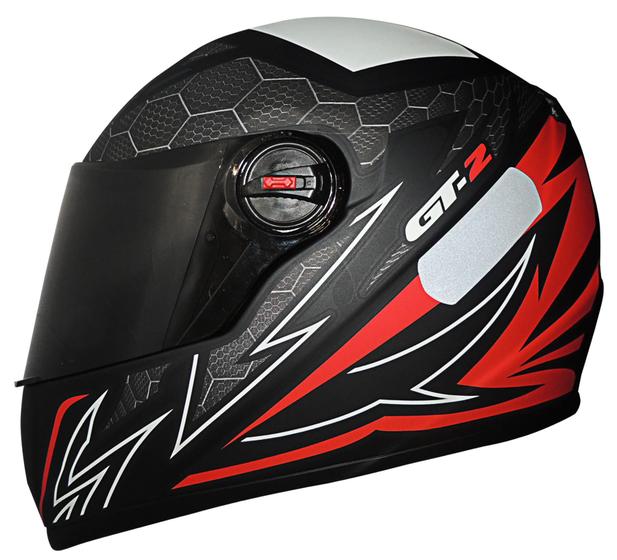 Capacete Fw3 Gt2 Branco / Vermelho Fosco Tamanho 58 - Capacetes de Moto ...