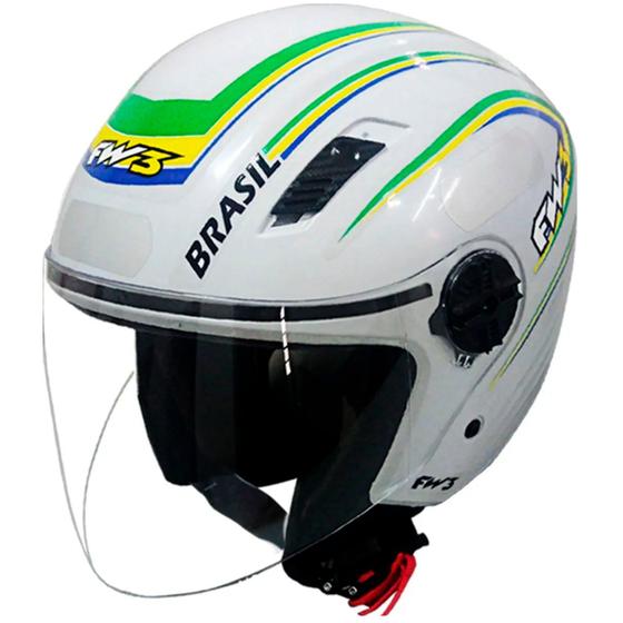 Capacete Fw3 X Open Aberto Países - Capacetes de Moto - Magazine Luiza