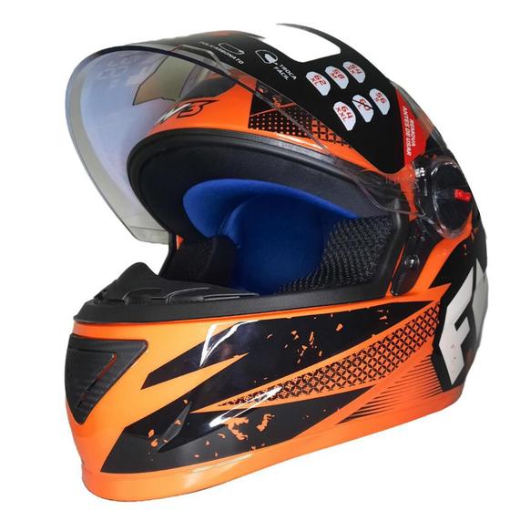 Capacete Gt Speed Fw3 Fechado Com Viseira Cristal - Capacetes de Moto ...