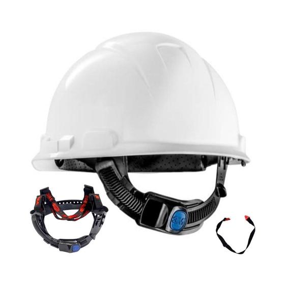 Capacete H700 Ajuste Fácil Branco EPI - 3M - Capacete de Segurança ...