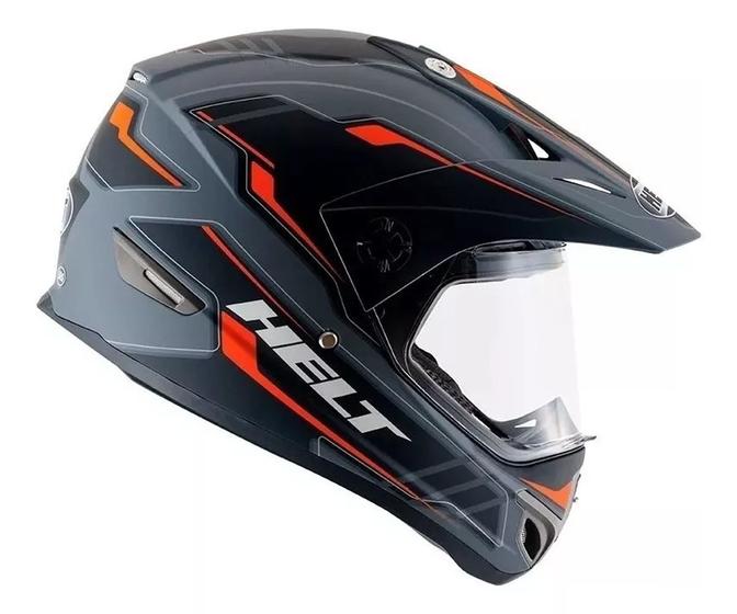Capacete helt cross vision triller orange - Capacetes de Moto ...