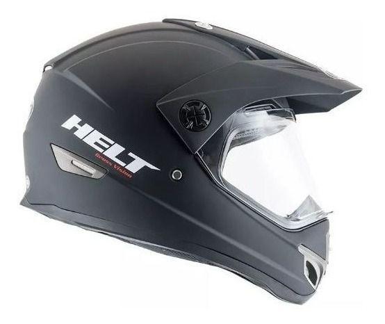 Capacete Helt Cross Vision Viseira Preto Fosco Trilha Cross - Capacetes ...