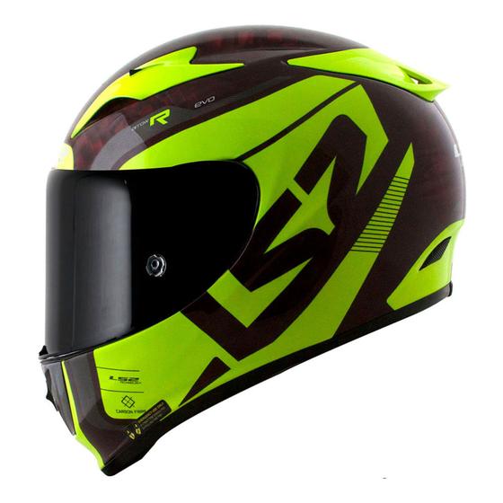 Capacete ls2 arrow carbon sting amarelo 60/g - Capacetes de Moto ...