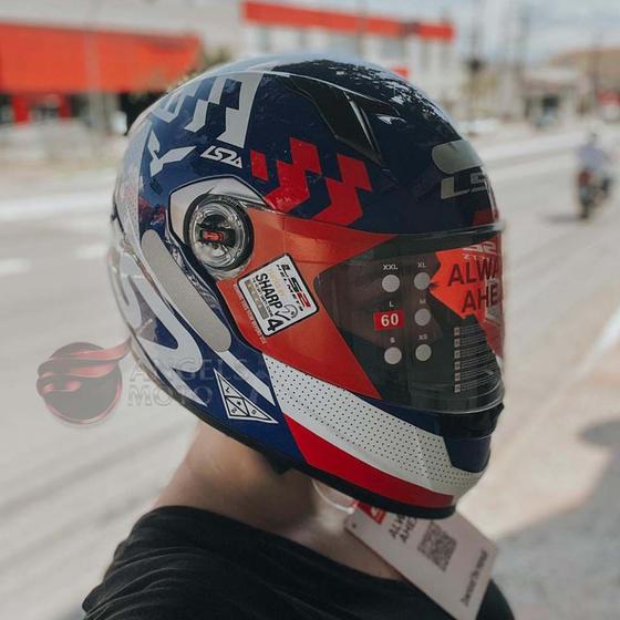 Capacete LS2 FF358 Podium Blue White Red - Capacetes de Moto - Magazine ...