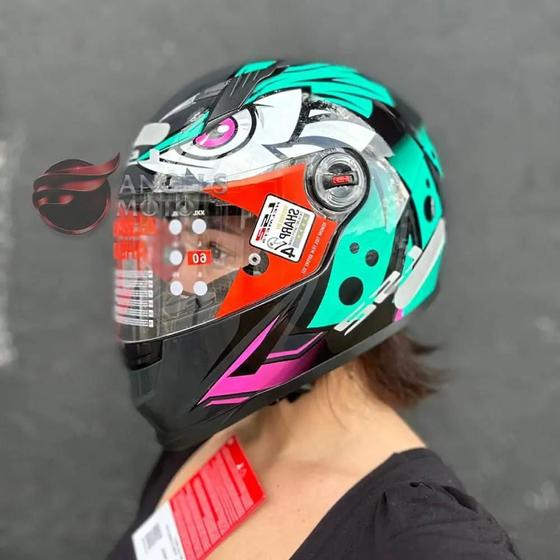 Capacete LS2 FF358 Tribal Green - Capacete de Moto - Magazine Luiza