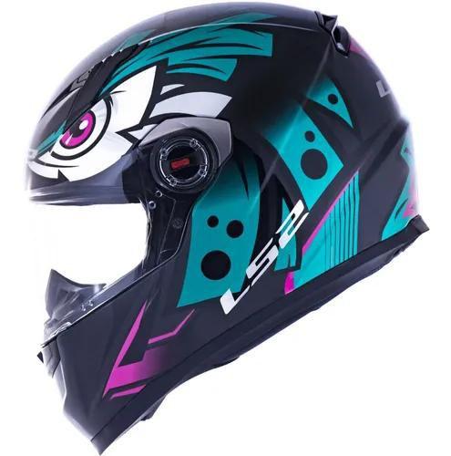 Capacete Ls2 Ff358 Tribal Verde e Rosa - Capacetes de Moto - Magazine Luiza