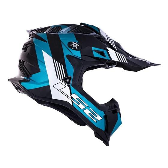 Capacete Ls2 Mx700 Subverter Evo Max - Turquesa - 58 (M) - Capacetes de ...