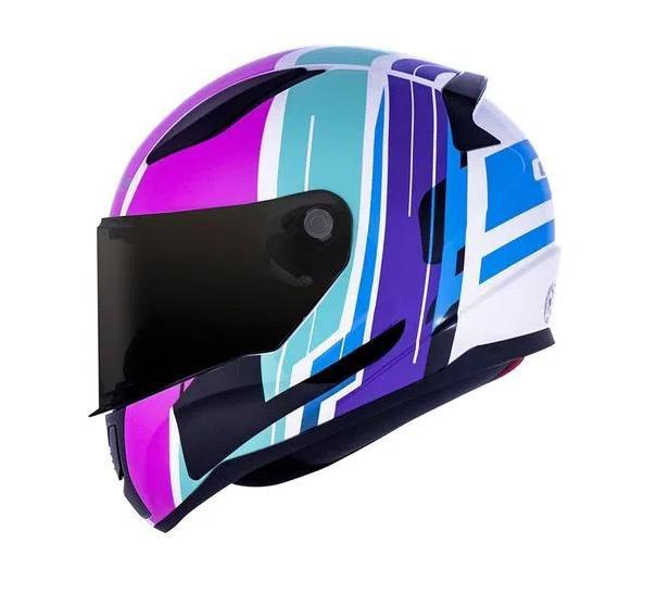 Capacete LS2 Rapid Flag Neon Fucsia - Capacetes de Moto - Magazine Luiza