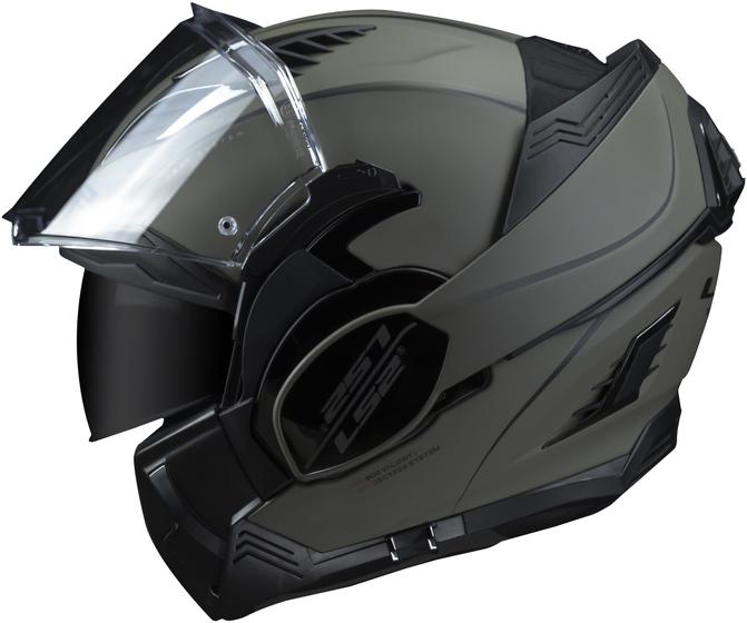 Capacete Ls2 Valiant 2 FF900 Special Articulado Robocop - Capacetes de ...