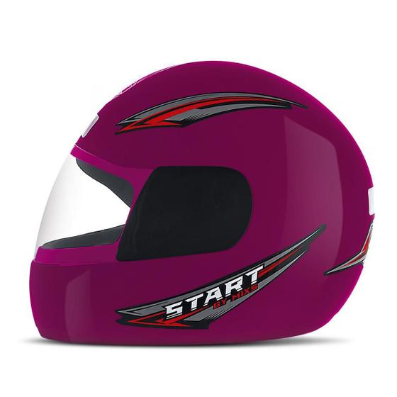 Capacete Mixs Start Rosa 58 - Capas para Moto - Magazine Luiza