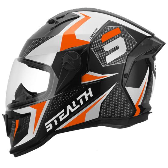 Capacete Moto Fechado Esportivo Original Pro Tork Stealth ls2 Concept ...