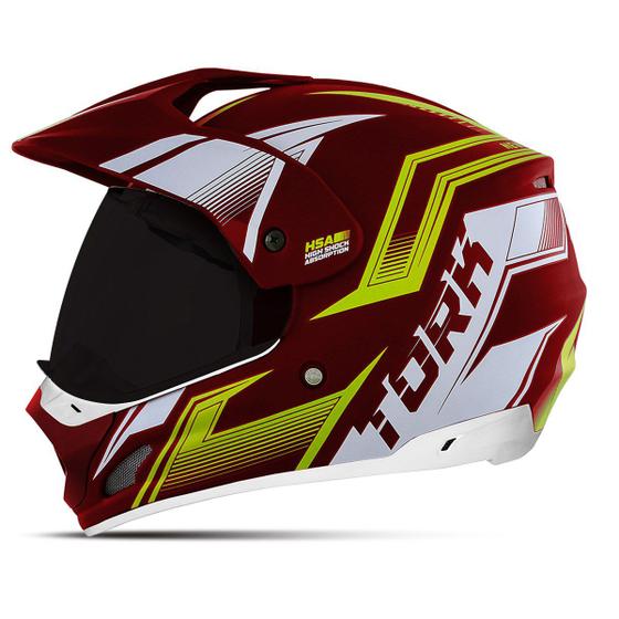 Capacete Motocross Trilha Piloto Off Road Th-1 New Adventure Vision ...