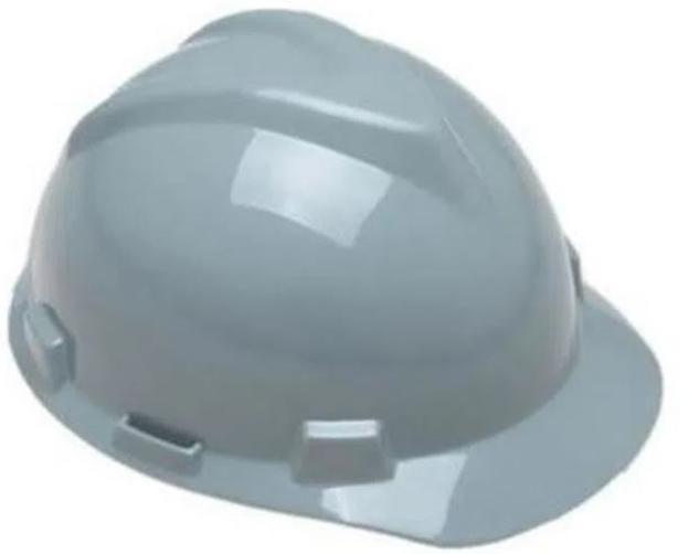 Capacete Msa Cinza Com Carneira E Jugular Ca 498 - Capacete de ...