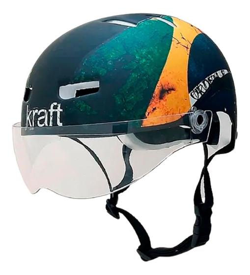 Capacete Para Scooter Bicicleta Elétrica Patinete Bike Brasil Kraft ...