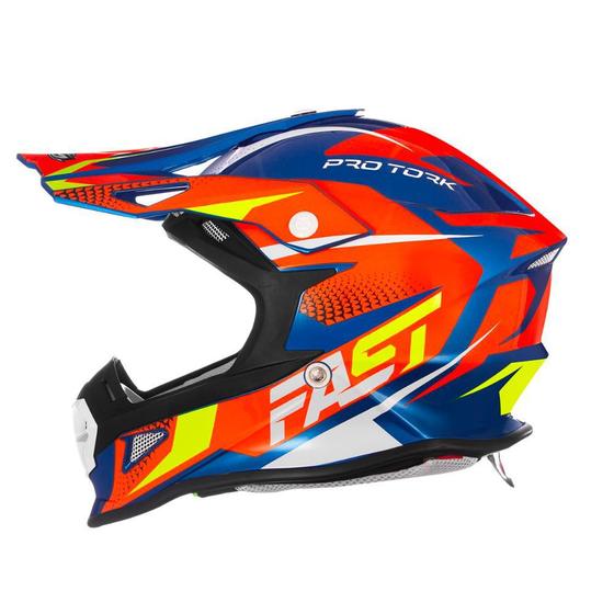 Capacete Pro Tork Fast Moto Motocross Trilha Off Road Cores - Capacetes ...
