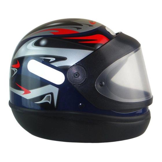 Capacete SAN Marino AZUL Grafic - Taurus - Capacete de Moto - Magazine ...