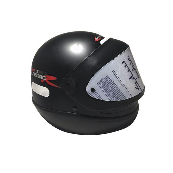 Capacete San Marino Preto Fosco 60 - Capacete de Moto - Magazine Luiza