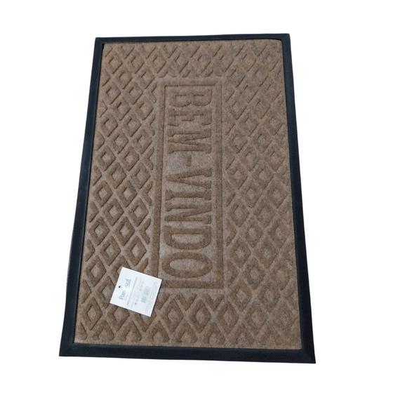 Capacho Porta De Entrada Borracha Antiderrapante Várias Cores e Modelos ...