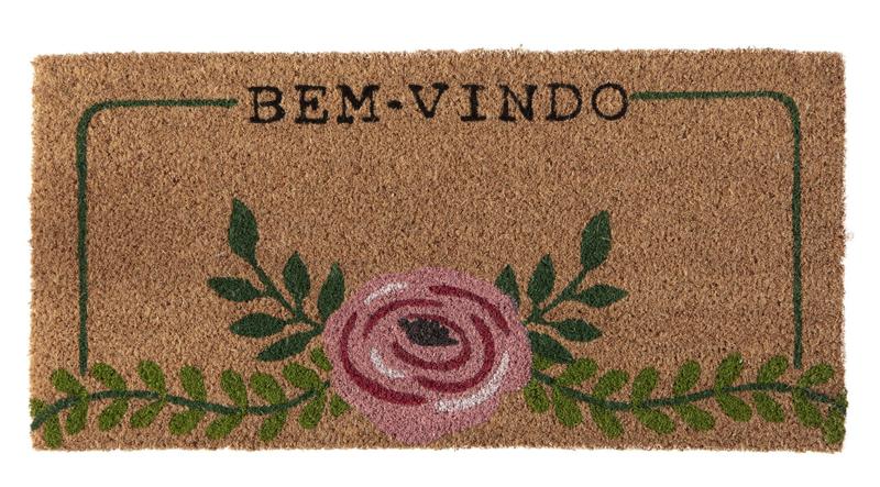 Capacho Tapete para Porta Fibra Natural de Coco 30x60 Corttex - Capacho ...