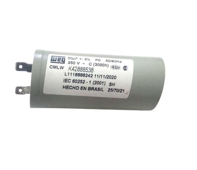 Capacitor 50uf X 250 Vac 50/60hz Plástico - EPX - Capacitor - Magazine ...