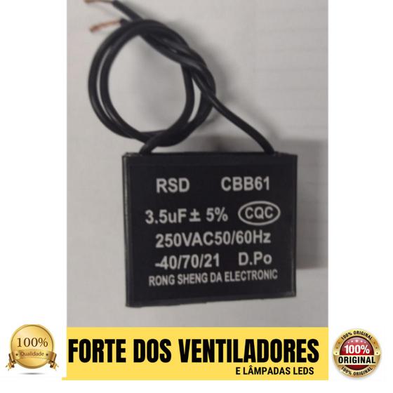 Capacitor Cqc Cbb61 3.5uf 250vac 50/60hz C/10 Unidades - Capacitor ...